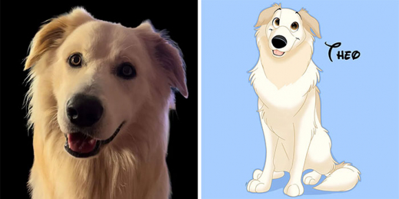20 nouvelles photos d'animaux transformés en personnages Disney par ...